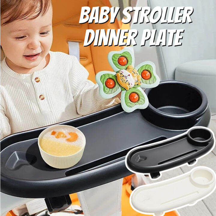 Universal Baby Stroller Dinner Plate Children Cart Pram Snack Tray Dish ...
