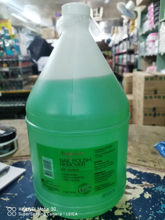 Bobbie (Acetone) Nail polish Remover Gallon | Lazada PH
