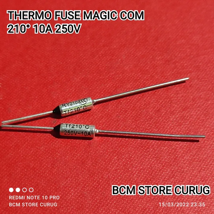 THERMO FUSE MAGIC COM 210° 10A 250V | Lazada Indonesia