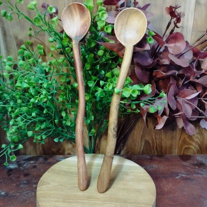 Sendok Liuk sendok Jus minuman estetik bahan jati dan Mahoni | Lazada ...