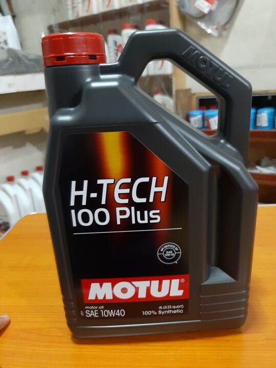 Motul H-Tech 100 Plus 4Ltrs Engine Oil | Lazada PH