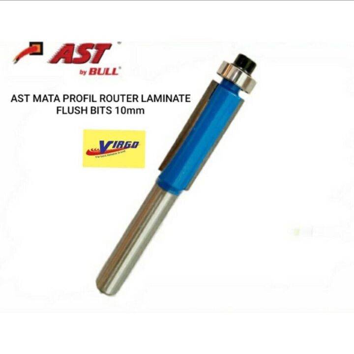 AST MATA PROFIL MATA PROFILE ROUTER LAMINATED FLUSH BIT 1/4 × 10MM ...