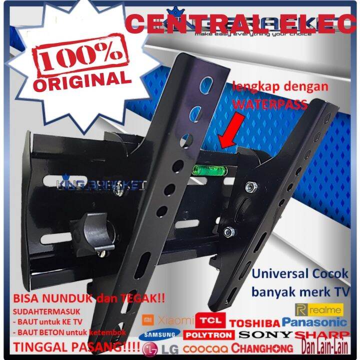 Bracket dinding tv univesal 14-32 bisa sampai 42inch | Lazada Indonesia