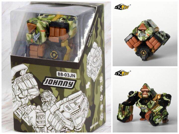52TOYS BEASTBOX BB-03JN JOHNNY THE GORILLA MEGABOX TRANSFORMER CUBE TOY ...