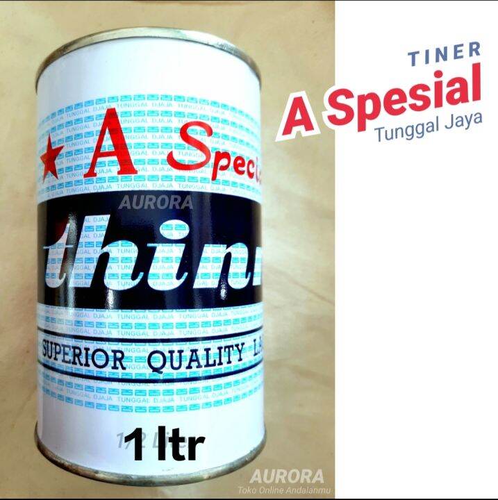 Tiner A Spesial 1 ltr Tunggal Jaya Thinner Special Thiner 1 Liter | Lazada Indonesia
