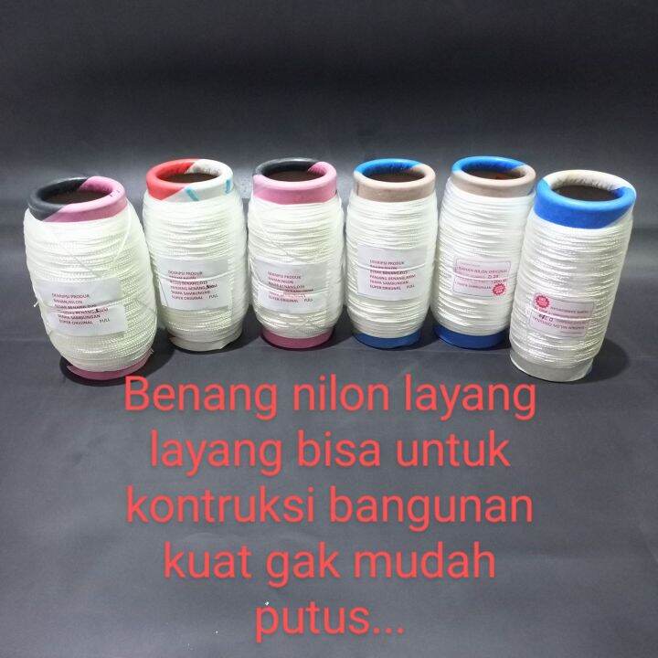 Benang nilon untuk layangan koang dan kontruksi bangunan. | Lazada ...