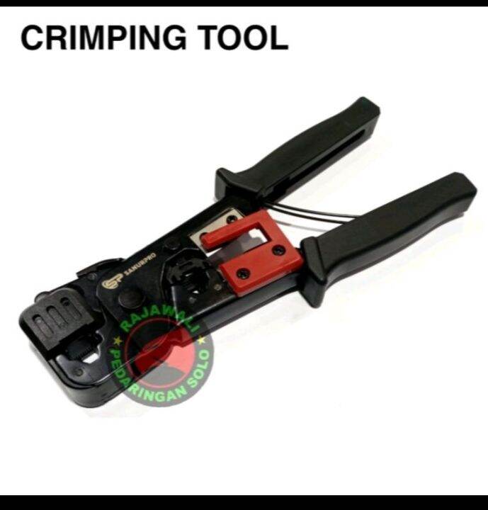 CRIMPING TOOL RJ11 RJ12 RJ45 TANG CRIMPING KABEL LAN | Lazada Indonesia