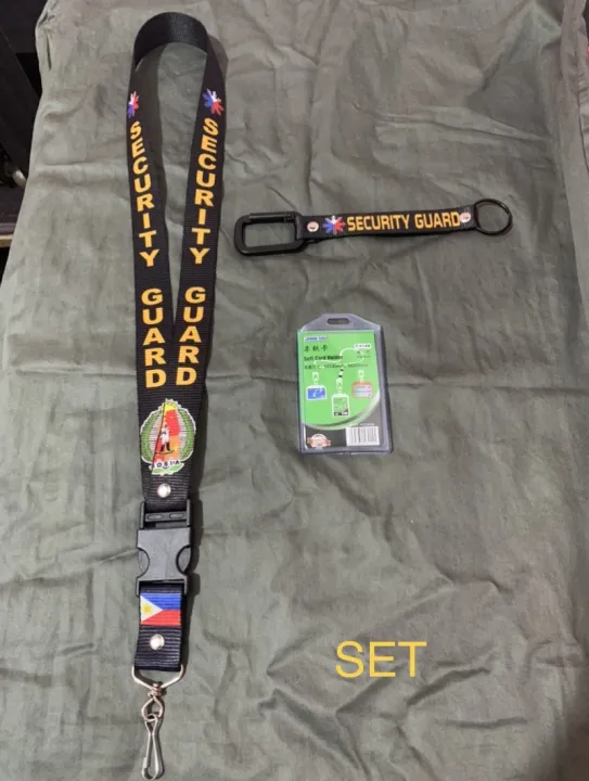 SECURITY GUARD ID LACE LANYARD | Lazada PH
