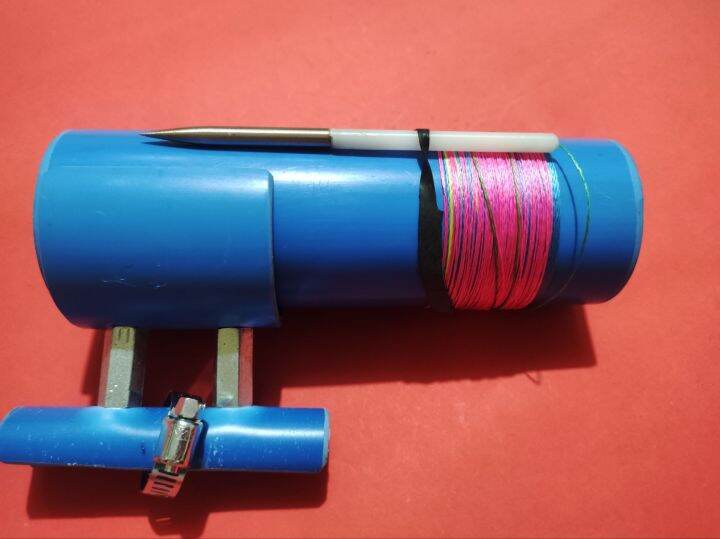 TIKSET FOR AIRGUN FISHING (W/ 1 TIKSAY & 30 METERS braided line ...