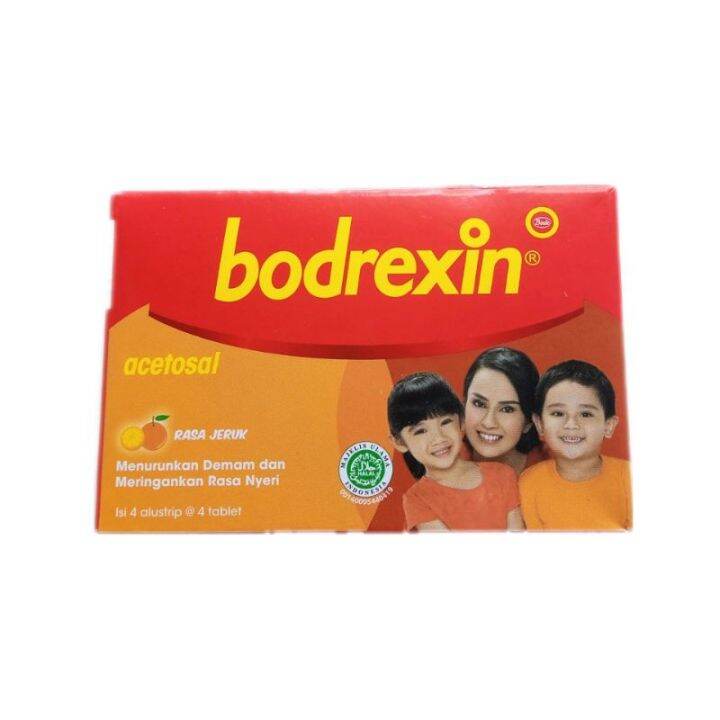 Bodrexin obat turun panas anak 1 pak 12 tablet | Lazada Indonesia
