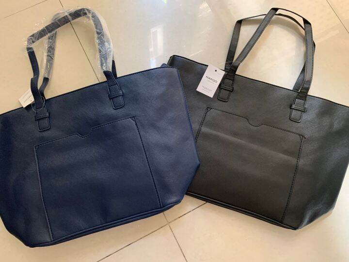 Mango zipper closure Tote bag | Lazada PH