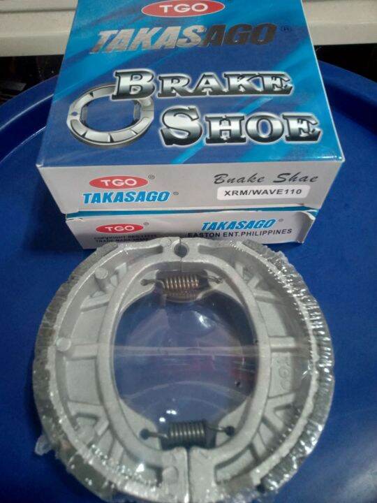 Brake shoe XRM/Wave/GD110/Rusi (Orig Takasago | Lazada PH