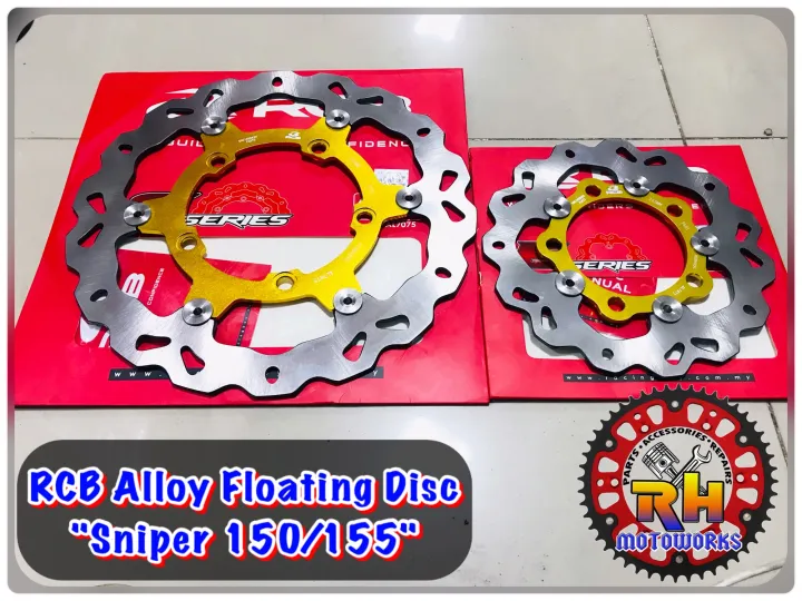 RCB Alloy Floating Big Disc Set for Sniper 150/155 | Lazada PH