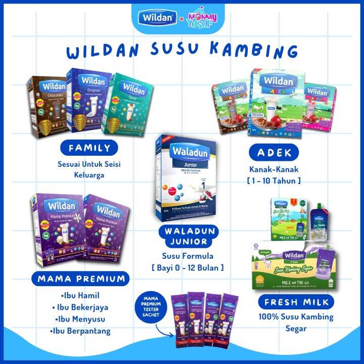 💙 Wildan Susu Kambing Wildan Mama Premium Newborn Goat Milk Booster ...