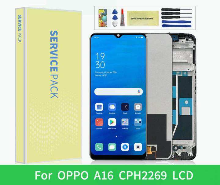 For OPPO A16 CPH2269 / A16S CPH2271 LCD Display Screen Touch Screen ...