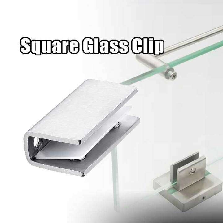 Stainless Steel Shower Glass Partition Clip / Frameless Glass Holder ...