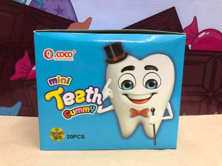 coco mini teeth gummy /mango / banana / caterpillar / dona explosiva ...