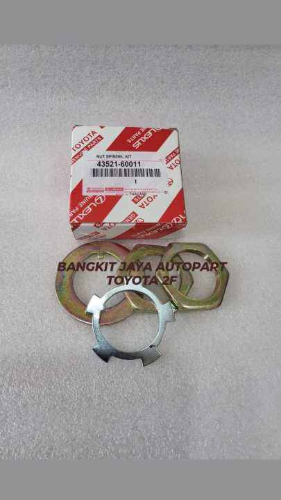 NUT SPINDLE KIT HARTOP 2F NUT AXLE KIT 2F 43521-60011 | Lazada Indonesia