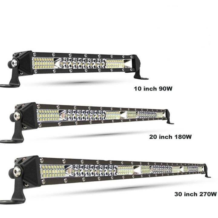 Slim Spot Flood LED Bar Off Road 12V 24V LED Light Bar/Work Light For ...