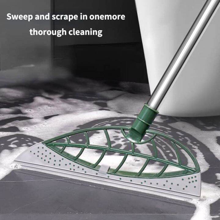 ไม้กวาดวิเศษกวาด2-In-1อเนกประสงค์แบบเปียกและแห้งสำหรับทำความสะอาดบ้าน ...