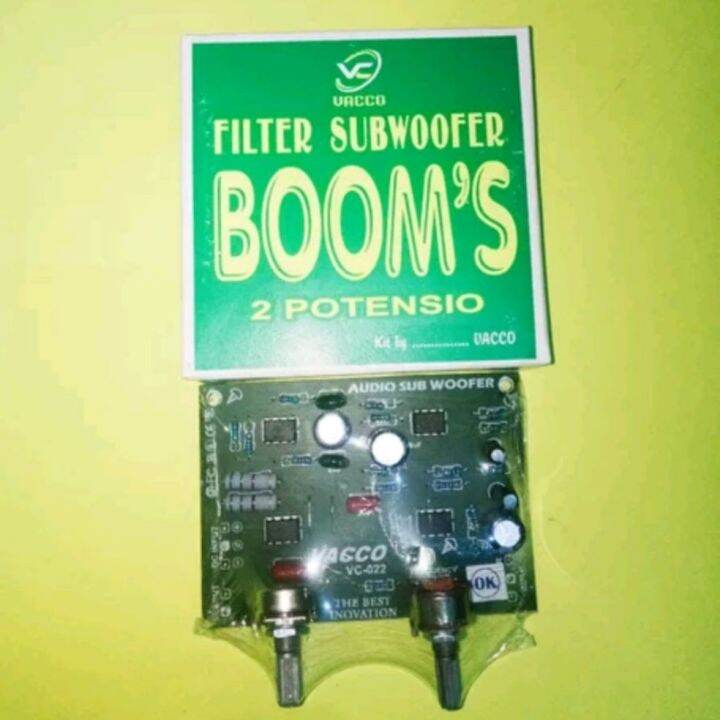 Filter Subwoofer BOOMS 2 Potensio by vacco | Lazada Indonesia