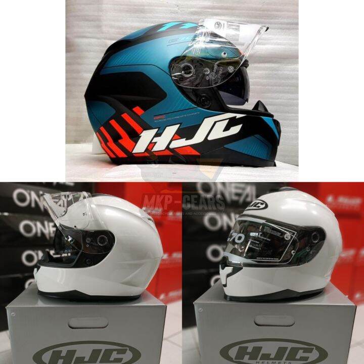 HJC C70 FULL FACE DUAL VISOR HELMET | Lazada PH