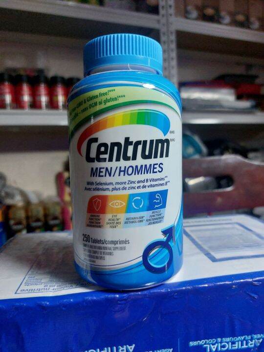 Centrum Men Complete Multivitamin/Mineral Supplement 250 tablets ...