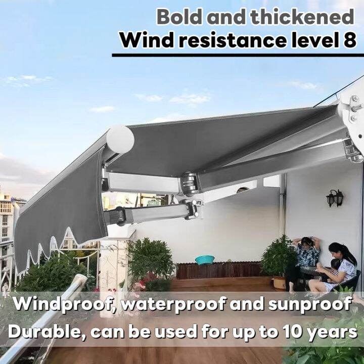 Foldable awnings Adjustable awnings Foldable awnings rotating aluminum bracket Awnings ...
