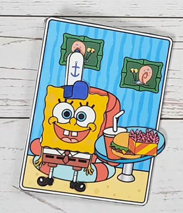 Paper Doll House SPONGEBOB Quiet Book | Lazada Indonesia