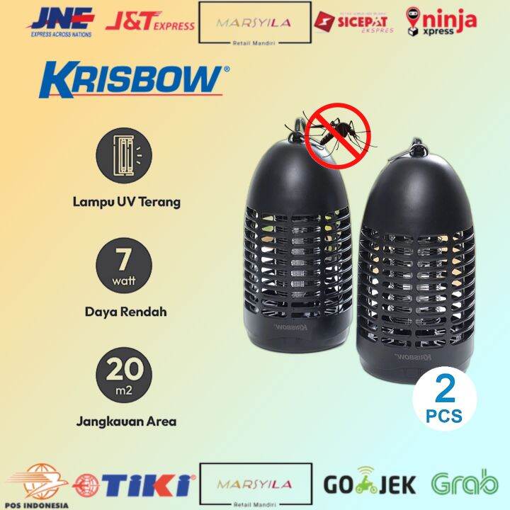 PERANGKAP NYAMUK KRISBOW 7W JS30-2 | KRISBOW MOSQUITO TRAP KILLER | ALAT PEMBASMI NYAMUK LALAT ...