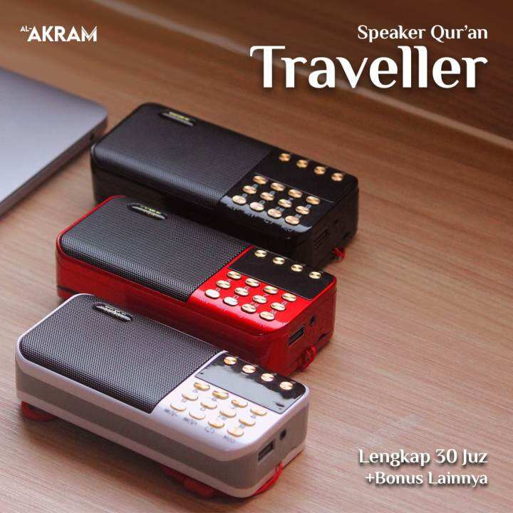 Speaker Quran AL AKRAM Traveller Powerbank 30 Juz GARANSI Dengan Konten ...