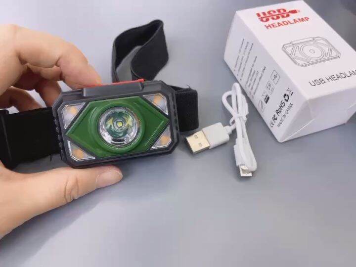 LED headlights ultra bright rechargeable head-mounted light feeling ...