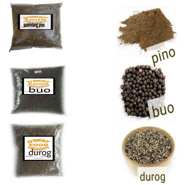 1Kg Fine ground and whole Black Pepper ( Paminta Pino diurog buo ) for ...