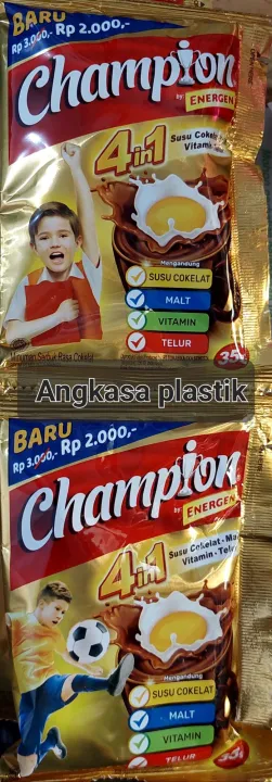 energen champion 35gr isi 10 sachet | Lazada Indonesia