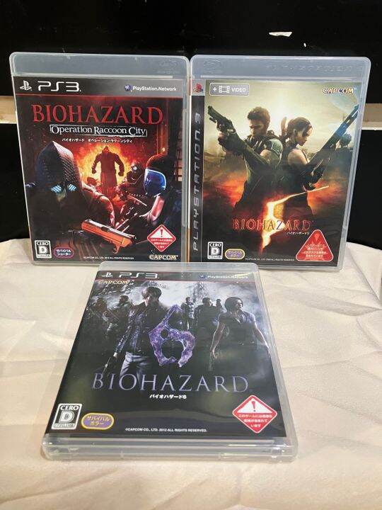 แผ่นแท้ [PS3] Biohazard Series โซนญี่ปุ่น สภาพดีมีคู่มือ | Lazada.co.th