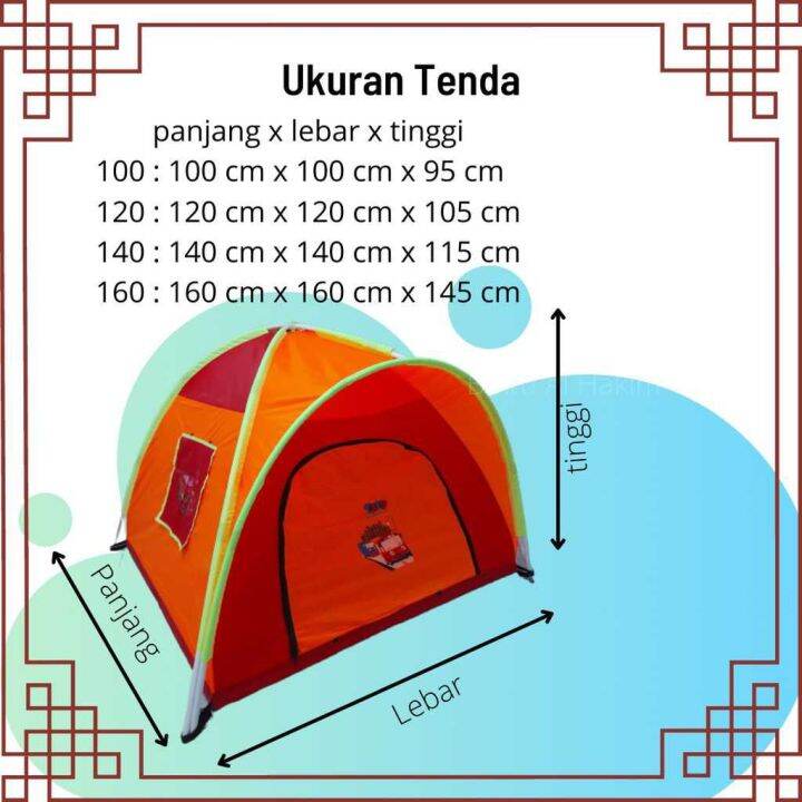 BISA BAYAR DITEMPAT (COD) TENDA UKURAN 1 METER / TENDA MURAH / TENDA ...