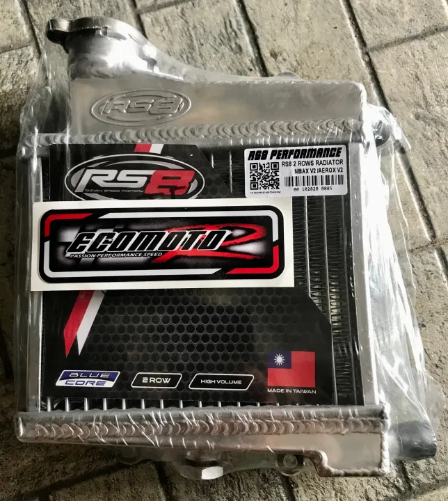 RS8 2 ROWS Radiator Nmax v2/Aerox v2 w/ sticker | Lazada PH