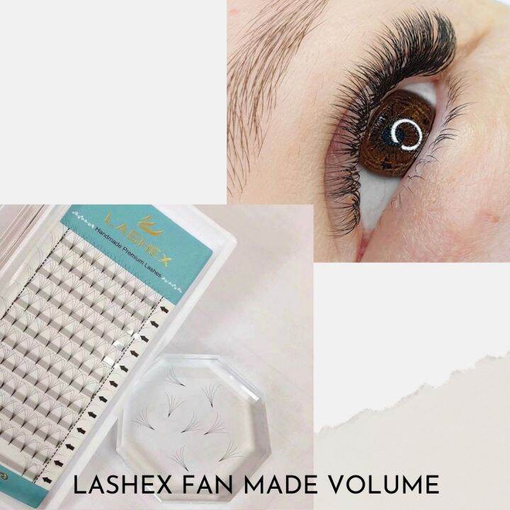 LASHEX FAN MADE 3D CURL D EYELASH EXTENSION BULUMATA RUSSIAN MEGA VOLUME | Lazada Indonesia