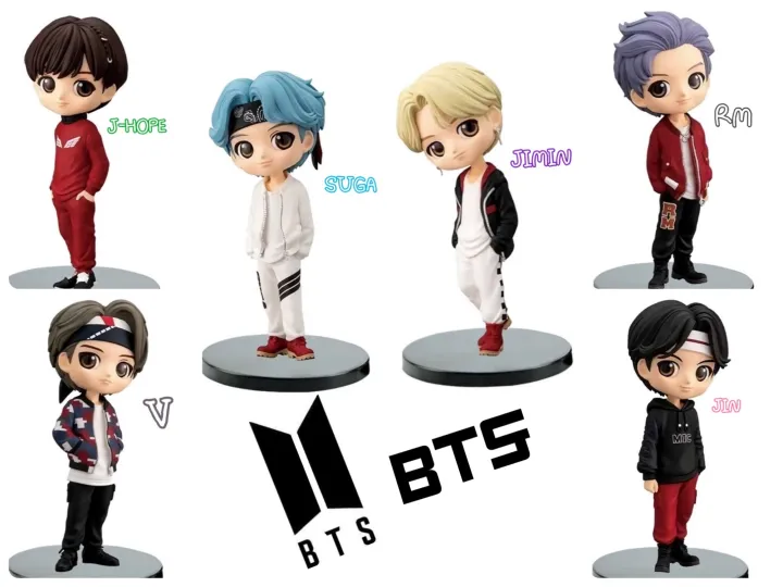 [พร้อมส่งจากไทย] โมเดล ศิลปิน BTS ขนาดสูง 15.5cm แบบเดี่ยวและเซต ...