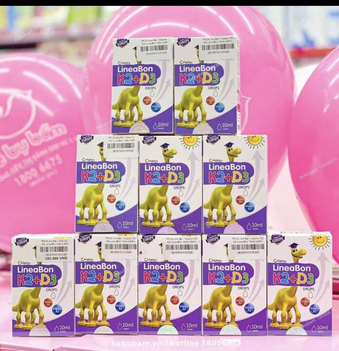 Vitamin D3+K2 Linebon giúp gắn canxi vào xương, giúp răng chắc khoẻ ...