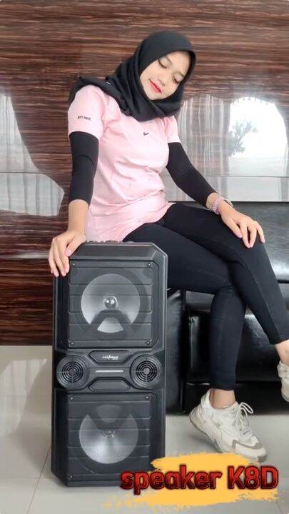 Advance K8d Speaker Aktif Super Bass Subwoofer Besar 8 Inch 7000mah