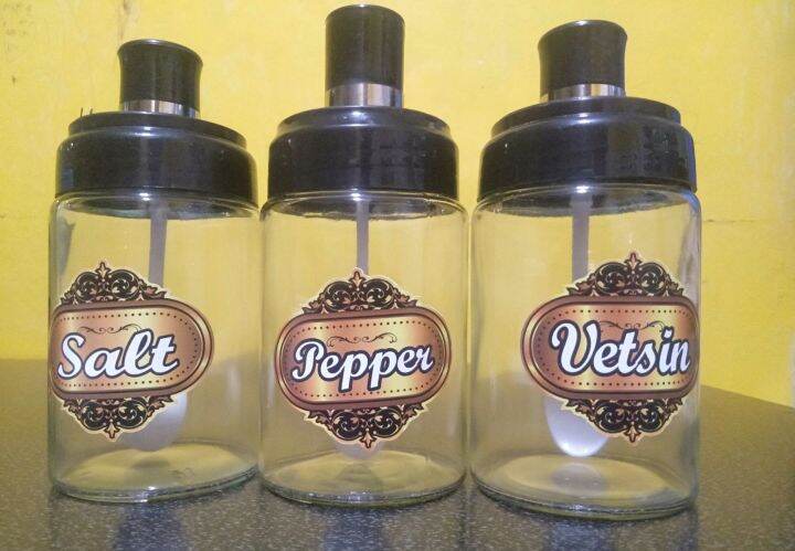 3 seasoning bottle wiht label for only 145 pesos | Lazada PH