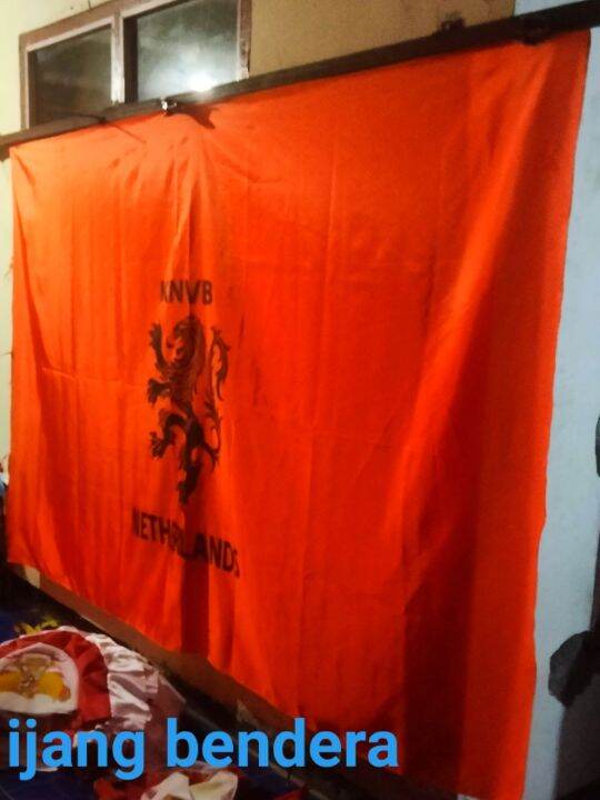 BENDERA BELANDA ORANGE JUMBO 2,4 METER X 1,6 METER | Lazada Indonesia