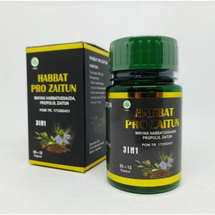 Habbat pro zaitun 3 in 1 isi 100 kapsul | Lazada Indonesia
