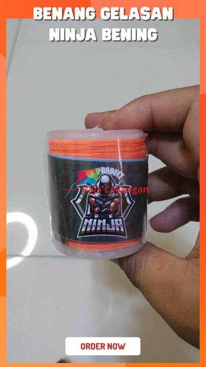 Raja Layangan - Benang gelasan bocil klosan bening murah 1 pack ...