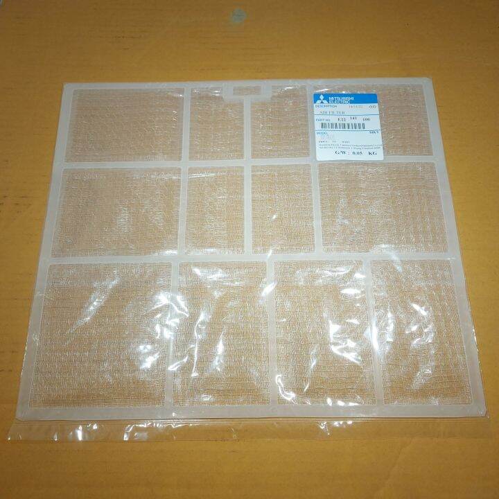 ฟิลเตอร์กรองฝุ่นแอร์ Mitsubishi Mr.slimของแท้#E22 141 100ขนาด38×33.2ซม. ...
