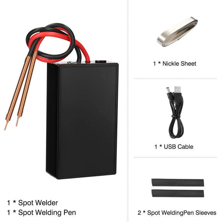 Spot Welder Portable 6 Gears Adjustable Mini Spot Welding Machine for 18650 Battery Spot Welder ...