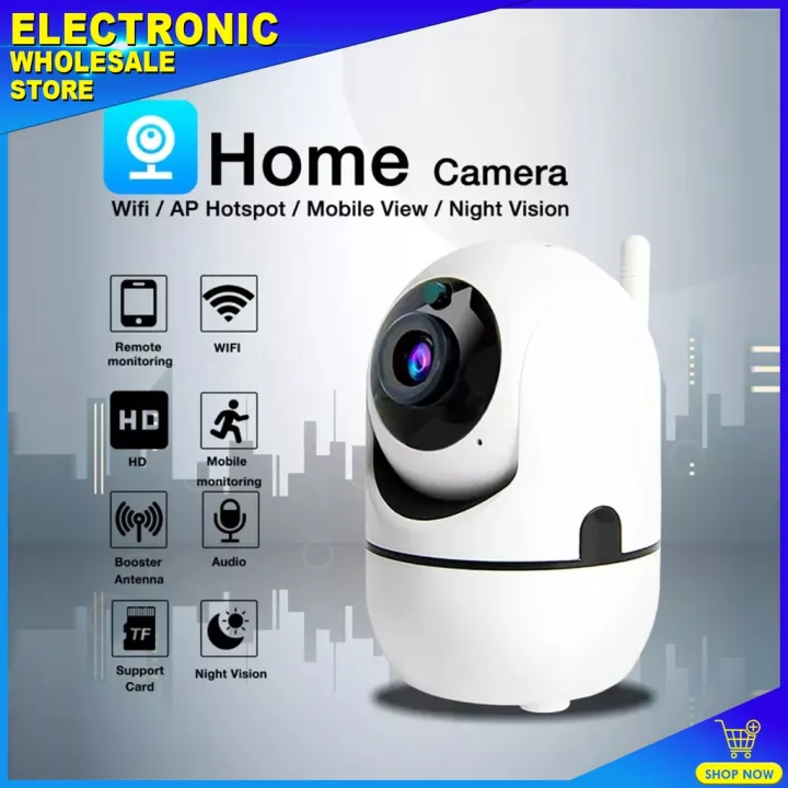 ♥【Readystock】 + FREE Shipping ♥ Hd Wireless 360 ° Rotary Camera Home ...