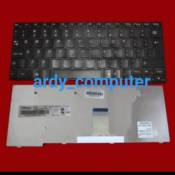 KEYBOARD LENOVO IDEAPAD S100 S205 S10-3 SERIES BLACK | Lazada Indonesia