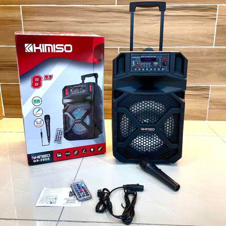 KIMISO QS-2808 PORTABLE PARTY SPEAKER 8" | Lazada